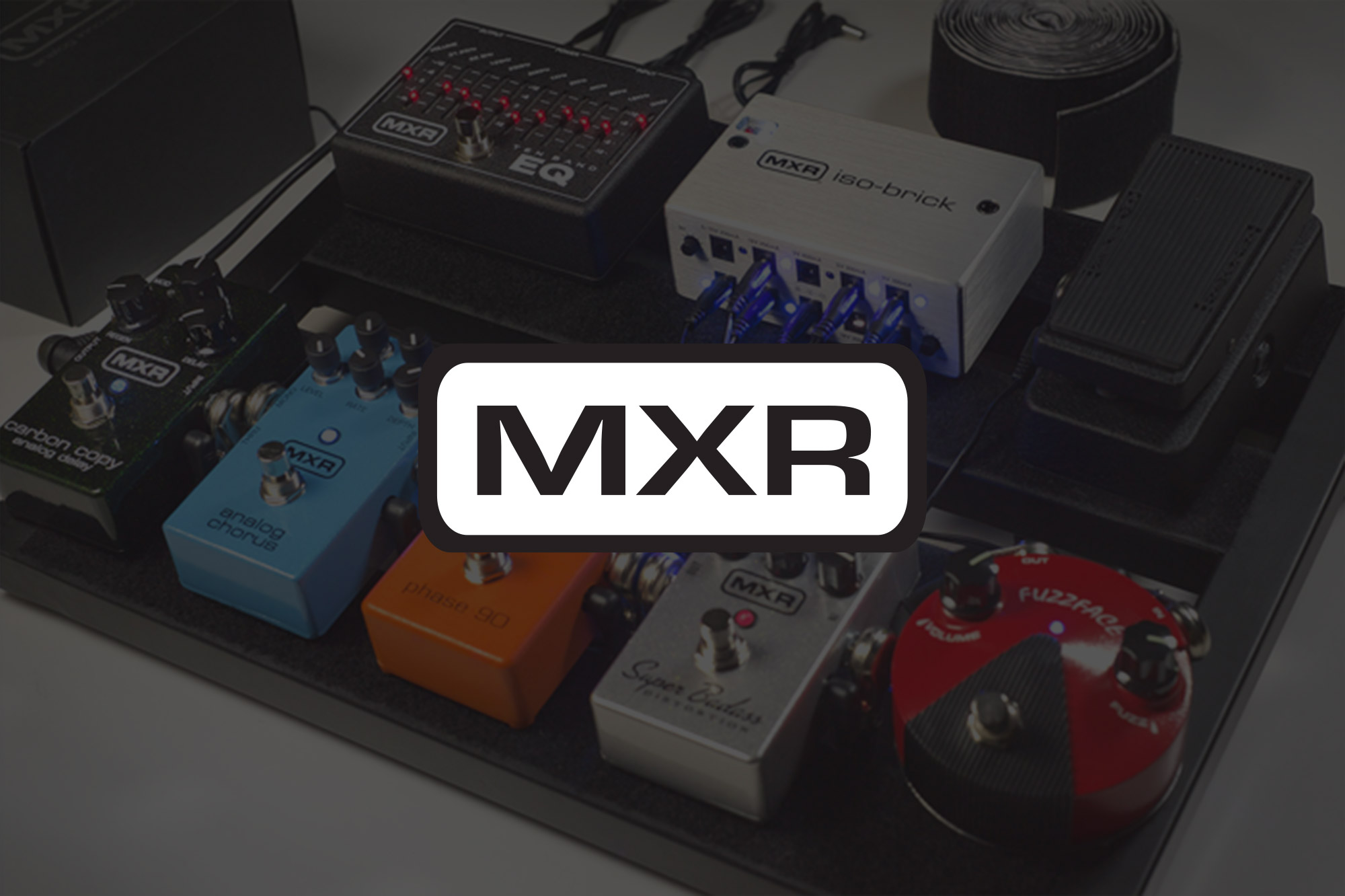 À la découverte de la marque de pédales MXR