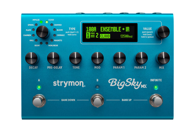Nouvelle Strymon BigSky MX Reverb, le nec plus ultra des reverbs