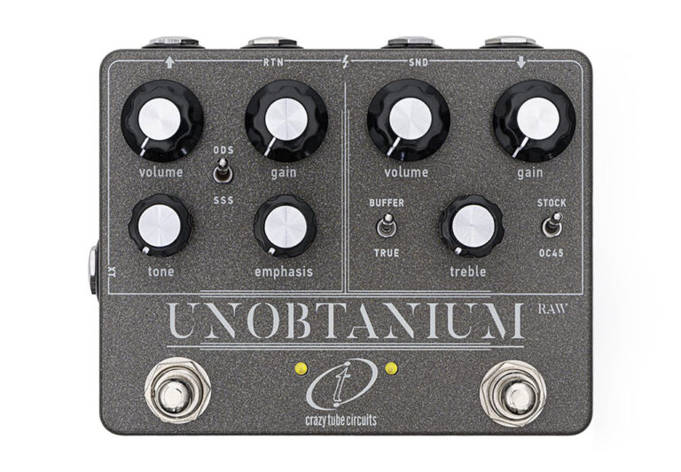 Love vintage sound? Here's the Unobtanium Raw from Crazy Tube Circuits
